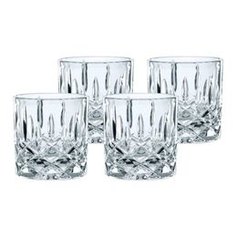 Whiskyglas Nachtmann "Whiskygl&auml;ser Noblesse 245 ml 4er Set transparent", bunt (transparent), B:2cm H:2cm &Oslash;:8cm, Glas, Trinkgef&auml;&szlig;e, Whiskyglas, Erh&ouml;hte Bruchfestigkeit, Kristallglas, sp&uuml;lmaschinenfest