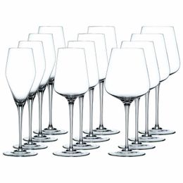 Gl&auml;ser-Set Nachtmann "Wein- und Champagnergl&auml;ser ViNova 12er Set transparent", bunt (transparent), B:2cm H:2cm, Glas, Trinkgef&auml;&szlig;e, Sp&uuml;lmaschinenfest