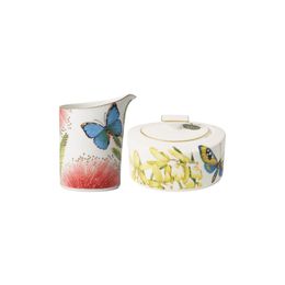 Villeroy & Boch Milch- und Zuckerset VILLEROY & BOCH "Milch- und Zucker-Set Amazonia 2er Set bunt", bunt, 2, Porzellan, Geschirr-Sets, Handw&auml;sche wird empfohlen