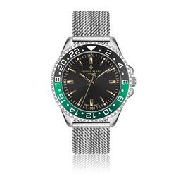 Quarzuhr PHILIPP BLANC "PD4-B010S", silber, Armbanduhren, Herren, Quarzuhr