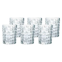 Whiskyglas Nachtmann "Whiskygl&auml;ser Bossa Nova 330 ml 6er Set transparent", bunt (transparent), B:8,6cm H:10,1cm &Oslash;:8,6cm, Glas, Trinkgef&auml;&szlig;e, Whiskyglas, Sp&uuml;lmaschinenfest