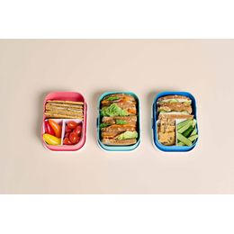 Lunchbox Mepal "Obst- und Bentobox Spiderman Campus 300 & 750 ml blau-rot", bunt (blau, rot), B:2cm H:2cm L:2cm, Kunststoff, Lebensmittelaufbewahrungsbeh&auml;lter, Lunchbox