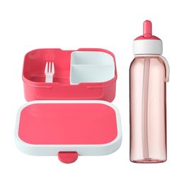 Lunchbox Mepal "Lunchset Campus 2er Set", pink, B:2cm H:2cm L:2cm, Kunststoff, Lebensmittelaufbewahrungsbeh&auml;lter, Lunchbox