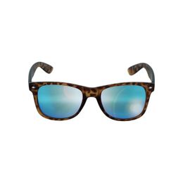 Sonnenbrille MSTRDS "MSTRDS Unisex Sunglasses Likoma Mirror", Damen, amber, blau, Sonnenbrillen Sonnenbrille