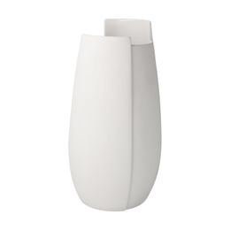 Dekovase Goebel "Vase Ova 21 cm wei&szlig;", wei&szlig;, B:11cm H:21cm T:11,5cm, Vasen, Handw&auml;sche wird empfohlen