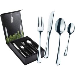 Besteck-Set "Tafelbesteck inkl. Besteckbox Casino 24er Set silber", silber, 24, PICARD & WIELP&Uuml;TZ SOLINGEN, Essbesteck-Sets, Sp&uuml;lmaschinengeeignet