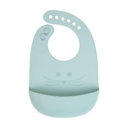 L&auml;ssig L&auml;tzchen L&Auml;SSIG "Silikon L&auml;tzchen Little Chums Maus 21 x 32,7 cm", blau, B:2cm H:32,7cm L:21cm, Obermaterial: 100% Polyester PES., L&auml;tzchen