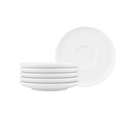 Untertasse Seltmann Weiden "Kombi-Untertassen Sento Home &oslash; 16,2 cm 6er Set wei&szlig;", wei&szlig;, B:16,2cm H:2cm L:16,2cm T:16,2cm &Oslash;:16,2cm, Speiseteller, Sp&uuml;lmaschinengeeignet, Mikrowellengeeignet, Ofenfest, Salamandergeeignet, K&uuml;hlschrankgeeignet, Gefrierschrankgeeignet
