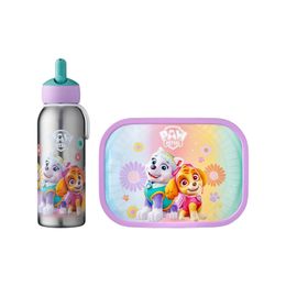 Lunchbox Mepal "Brotdose + Thermoflasche Campus 2er Set", bunt (paw patrol girls), B:2cm H:2cm L:2cm, Kunststoff, Lebensmittelaufbewahrungsbeh&auml;lter, Lunchbox