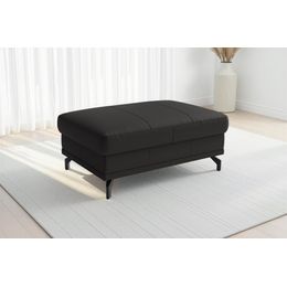 Sit & More Polsterhocker SIT & MORE "Chelsea", schwarz, B:103cm H:45cm T:69cm, Hocker, Polsterhocker, mit praktischen Stauraum