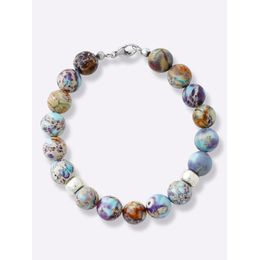 Kette ohne Anh&auml;nger Lady, silber 925, Halsketten, Damen, Glas Silber 925 (Sterlingsilber), Glas, Silber 925 (Sterlingsilber)