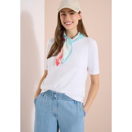 Halstuch Cecil, Damen, Gr. onesize, vanillewei&szlig;, Stoff, 100% Modal, gemustert, Modet&uuml;cher, aus Modal
