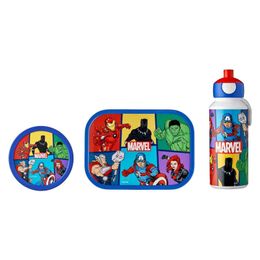 Lunchbox Mepal "Lunchset Campus 3er Set", bunt (avengers), B:2cm H:2cm L:2cm, ABS-Kunststoff, Lebensmittelaufbewahrungsbeh&auml;lter, Lunchbox