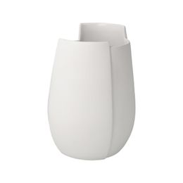 Dekovase Goebel "Vase Ova 16 cm wei&szlig;", wei&szlig;, B:12cm H:16cm T:11,5cm, Vasen, Handw&auml;sche wird empfohlen