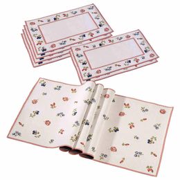 Villeroy & Boch Platzset VILLEROY & BOCH "Tischset Petite Fleur 7er Set bunt", bunt, B:2cm H:2mm L:2cm, Platzsets, waschbar bis 40 Grad C