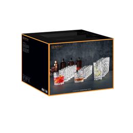Gl&auml;ser-Set Nachtmann "Bargl&auml;ser Bossa Nova 18er Set transparent", bunt (transparent), B:2cm H:2cm, Glas, Trinkgef&auml;&szlig;e, Erh&ouml;hte Bruchfestigkeit, Kristallglas, sp&uuml;lmaschinenfest