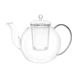 Teekanne Leonardo "Teekanne Armonia 1.2 l transparent", bunt (transparent), B:2cm H:2cm, Kannen, Handgefertigtes Unikat, maximal 100 Grad C