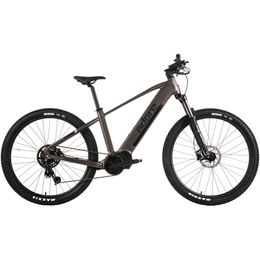 E-Bike Adore "Hardtail 29" GX-750 Mittelmotor 130NM / 15Ah Platingrau matt" Gr. 46, grau (anthrazit, schwarz), Elektrofahrr&auml;der, Herren, 46cm, 29 Zoll (73,66cm), Pedelec, Elektrofahrrad f&uuml;r Damen und Herren, MTB