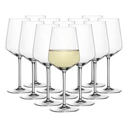 Wei&szlig;weinglas Spiegelau "Wei&szlig;weingl&auml;ser Style 440 ml 12er Set transparent", bunt (transparent), B:8,5cm H:22,2cm &Oslash;:8,5cm, Glas, Trinkgef&auml;&szlig;e, Wei&szlig;weinglas, Sp&uuml;lmaschinenfest
