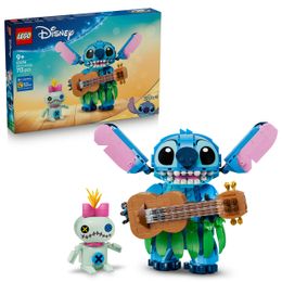 Konstruktionsspielsteine Lego "Stitch und Scrump (43296), Lego Disney Classic", bunt, Spielbausteine, Kinder, Kunststoff, Made in Europe