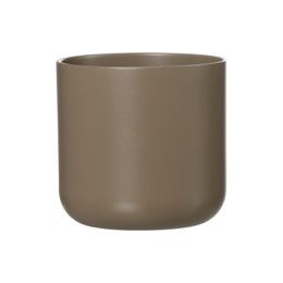 Ritzenhoff & Breker Pflanzk&uuml;bel RITZENHOFF & BREKER "K&uuml;bel Jana 18,5 cm", grau (taupe), B:18,5cm H:15cm T:2cm &Oslash;:18,5cm, Pflanzgef&auml;&szlig;e, Pflanzk&uuml;bel