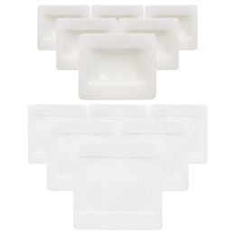 Villeroy & Boch Geschirr-Set VILLEROY & BOCH "Tafelservice Modern Grace 12er Set wei&szlig;", wei&szlig;, 12, Porzellan, Geschirr-Sets, Geschirr-Set, Sp&uuml;lmaschinengeeignet, Mikrowellenfest