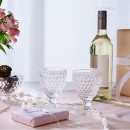 Villeroy & Boch Gl&auml;ser-Set VILLEROY & BOCH "Wein- & Sektgl&auml;ser Boston Coloured 12er Set", bunt (klar), B:2cm H:2cm, Glas, Trinkgef&auml;&szlig;e, Sp&uuml;lmaschinenfest