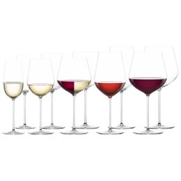 Gl&auml;ser-Set ZWIESEL GLAS "Wein- und Champagnergl&auml;serset VUELO 10er Set transparent", bunt (transparent), B:2cm H:2cm, Glas, Trinkgef&auml;&szlig;e, Sp&uuml;lmaschinengeeignet