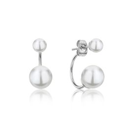 Ohrring-Set ISABELLA FORD "FE004S", silber, Ohrringe, Damen, 3-8mm, Edelstahl