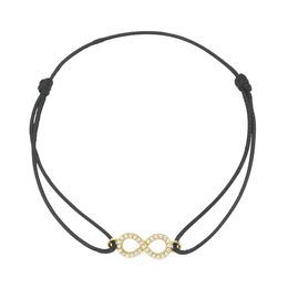 Armband Luigi Merano "mit Infinity, Gold 375", gold, Armb&auml;nder, Damen, 27cm, Gelbgold 375, Armband