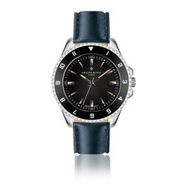 Quarzuhr PHILIPP BLANC "PA8-S130S", dunkelblau, Armbanduhren, Herren, Quarzuhr