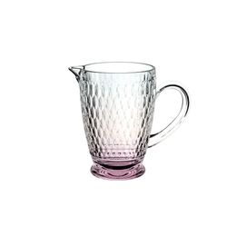 Villeroy & Boch Wasserkrug VILLEROY & BOCH "Glaskrug Boston Pearl 1 l bunt", bunt, B:13cm H:18,5cm T:20,7cm, Karaffen, Sp&uuml;lmaschinenfest