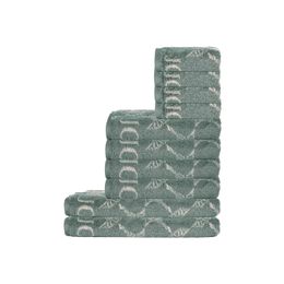 JOOP! Handtuch JOOP "Handtuch 10er Pack", gr&uuml;n (pinie), B:50cm, Obermaterial: 100% Baumwolle CO., Handt&uuml;cher