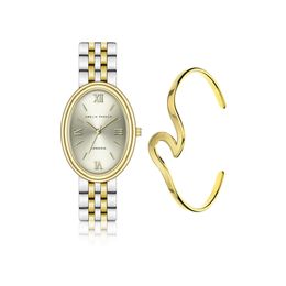 Quarzuhr AMELIA PARKER "SAG5-1", gold (gold, silber), Armbanduhren, Damen, Quarzuhr