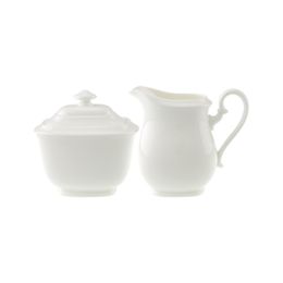 Villeroy & Boch Milch- und Zuckerset VILLEROY & BOCH "Milch- und Zuckerset Royal 2er Set wei&szlig;", wei&szlig;, 2, Porzellan, Geschirr-Sets, Sp&uuml;lmaschinengeeignet, Mikrowellengeeignet