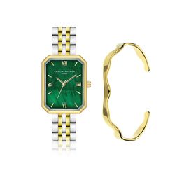 Quarzuhr AMELIA PARKER "SAG9-1", gold, silber, Armbanduhren, Damen, Quarzuhr