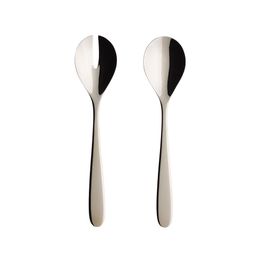 Villeroy & Boch Besteck-Set VILLEROY & BOCH "Salatbesteck Daily Line silber", silber, 2, Essbesteck-Sets, Sp&uuml;lmaschinenfest