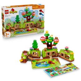 Konstruktionsspielsteine Lego "Wald mit wilden Tieren (10480), Lego DUPLO Town", bunt, Spielbausteine, Kinder, Kunststoff, Made in Europe