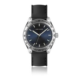 Quarzuhr MARC LAUDER "MD7-S170S", schwarz, Armbanduhren, Herren, Quarzuhr