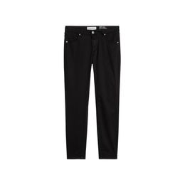 Marc O'Polo 5-Pocket-Hose MARC O'POLO "mit TENCEL&trade; Lyocell", Damen, Gr. 28, L&auml;nge 34, schwarz, Denim/Jeans, Obermaterial: 64% Lyocell, 32% Baumwolle, 4% Elasthan, unifarben, slim fit kn&ouml;chelfrei, Hosen 5-Pocket-Hose