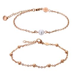 Schmuckset AMELIA PARKER "AS013R", rosa (rose gold), Schmuck_Sets, Damen, 16-19cm, Edelstahl, Schmuckset, 16-19 cm