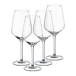 Wei&szlig;weinglas "Wei&szlig;weingl&auml;ser Essential 120 ml 4er Set transparent", bunt (transparent), B:7,9cm H:21,1cm &Oslash;:7,9cm, Glas, LIKE. BY VILLEROY & BOCH, Trinkgef&auml;&szlig;e, Wei&szlig;weinglas, Sp&uuml;lmaschinenfest
