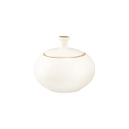 Zuckerstreuer Seltmann Weiden "Zuckerdose Savona Goldlinie 300 ml creme", beige (creme), B:10,5cm H:6,2cm T:10,5cm &Oslash;:10,5cm, Zuckerstreuer, Sp&uuml;lmaschinenfest, Mikrowellensicher, Ofenfest