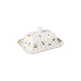 Villeroy & Boch Butterdose VILLEROY & BOCH "Butterdose Easter Delight 18,4 x 15,8 x 8,8 cm bunt", bunt, B:15,8cm H:8,8cm L:18,4cm, Porzellan, Lebensmittelaufbewahrungsbeh&auml;lter, Handw&auml;sche wird empfohlen