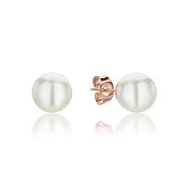 Ohrring-Set ISABELLA FORD "FE005R", rosa (rose gold), Ohrringe, Damen, 8mm., Edelstahl