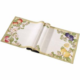Villeroy & Boch Tischl&auml;ufer VILLEROY & BOCH "Tischl&auml;ufer French Garden 143 x 49 cm bunt", bunt, B:49cm H:2mm L:143cm, Obermaterial: 100% Baumwolle CO., Tischdecken, waschbar bis 40 Grad C