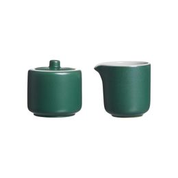 Ritzenhoff & Breker Milch- und Zuckerset RITZENHOFF & BREKER "Milch- und Zuckerset Jasper 2er Set", gr&uuml;n, 2, Keramik, Geschirr-Sets, Sp&uuml;lmaschinengeeignet