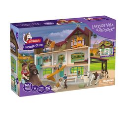 Spielwelt Schleich "HORSE CLUB, Lakeside Villa & Paddock (42785)", bunt, Spielfigurenwelten, KinderB:38cm H:52cm T:68cm, Kunststoff, B:38cm H:52cm T:68cm