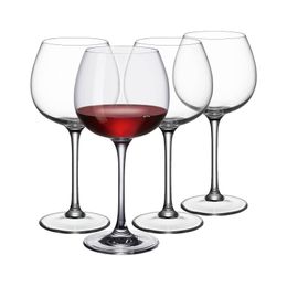 Villeroy & Boch Rotweinglas VILLEROY & BOCH "Burgunder Rotweingl&auml;ser Purismo Wine 200 ml 4er Set transparent", transparent, B:9,5cm H:23cm &Oslash;:10,2cm, Glas, Trinkgef&auml;&szlig;e, Rotweinglas, Sp&uuml;lmaschinenfest