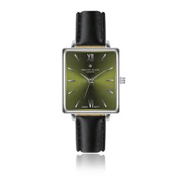 Quarzuhr PHILIPP BLANC "PC3-S018S", gr&uuml;n (schwarz), Armbanduhren, Herren, Quarzuhr